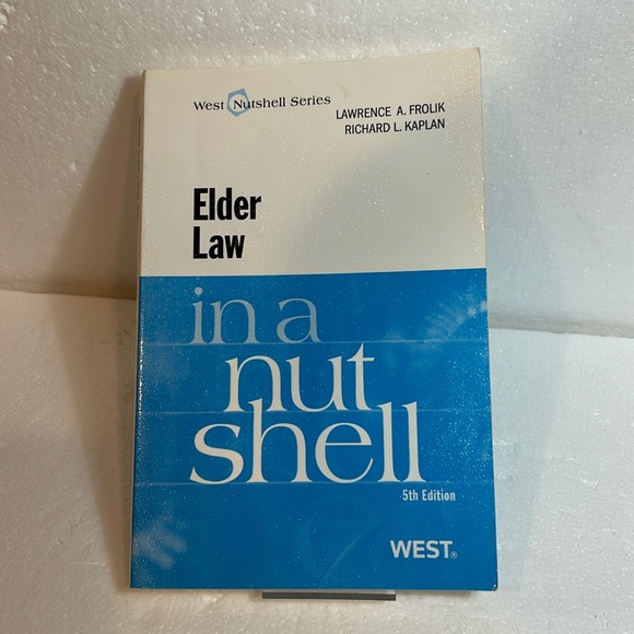 Other | Elder Law In A Nut Shell 5th Edition Lawrence A Frolik | Poshmark